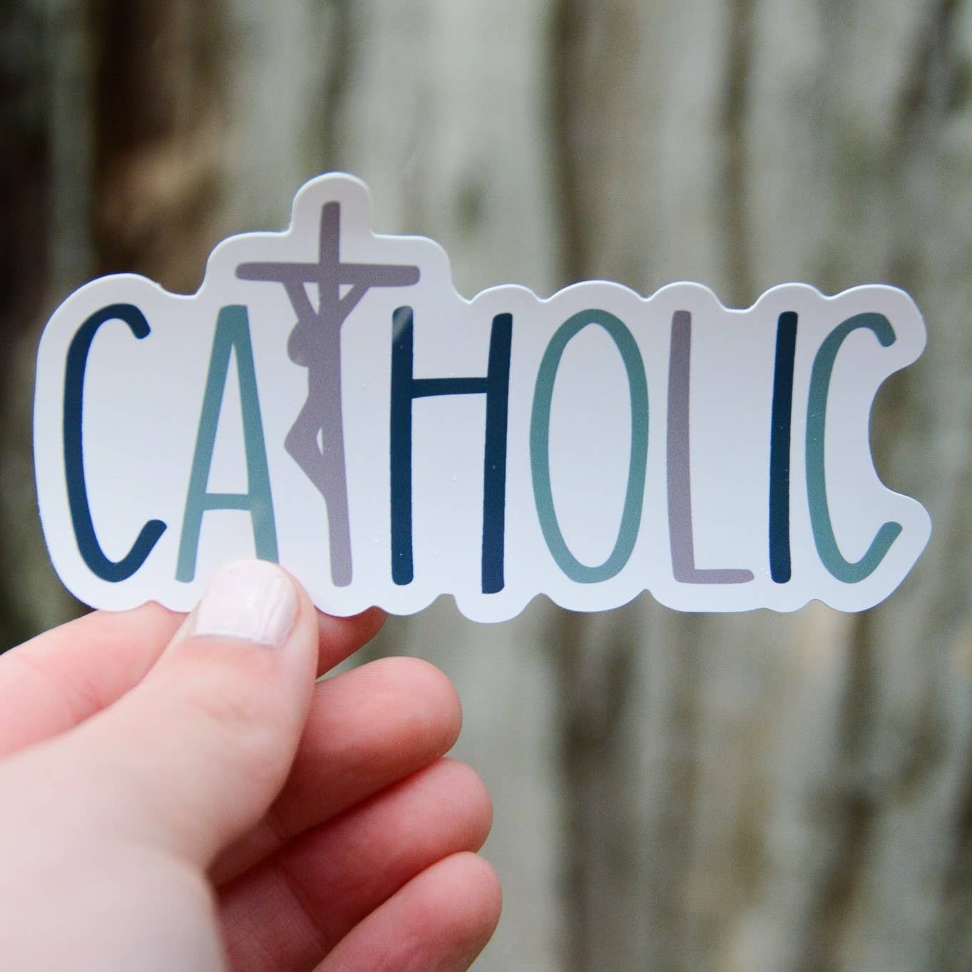 Catholic Window Cling - BOSCO | Beloved Pearl Catholic Boutique