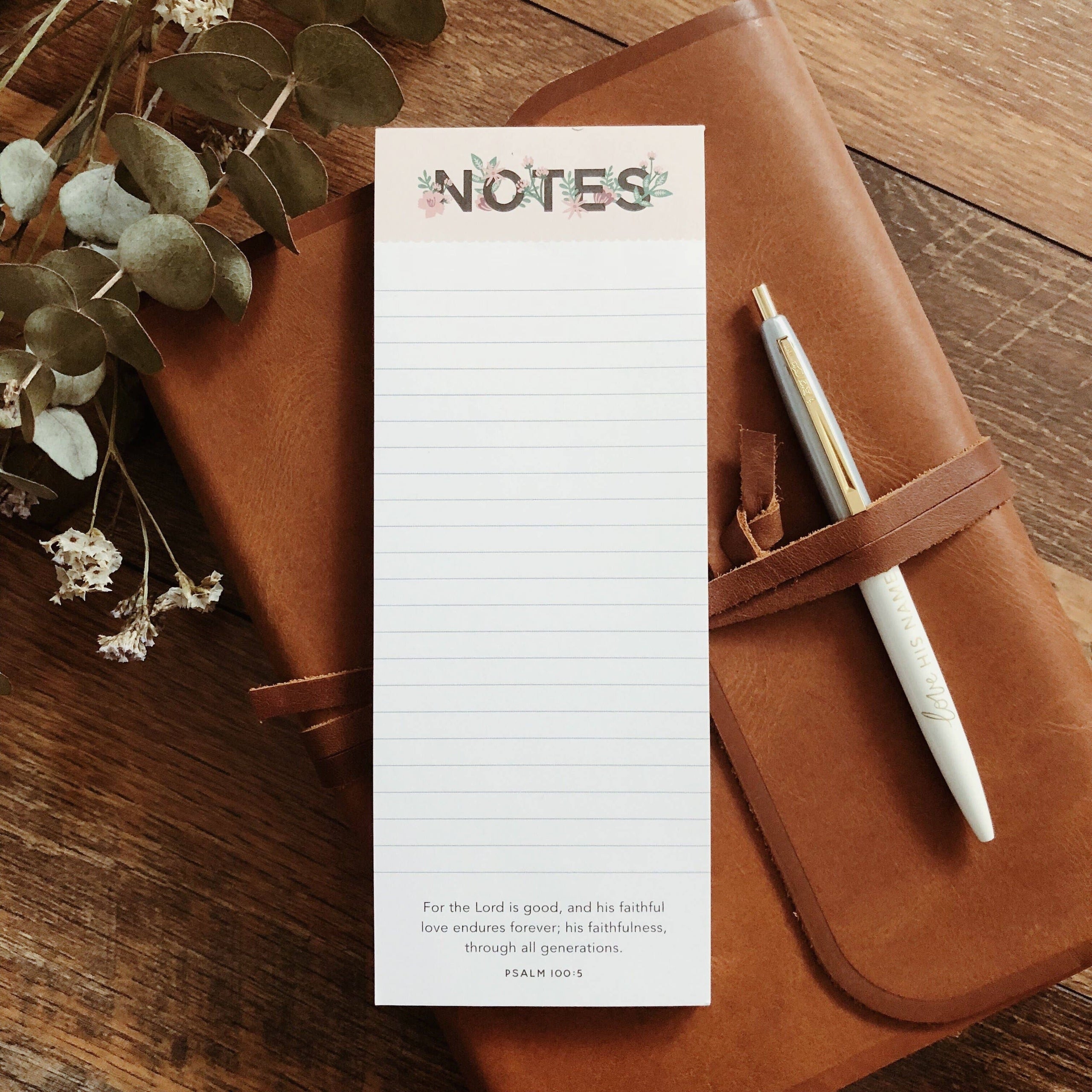Slim Notepad - Wildflower | Beloved Pearl Catholic Boutique
